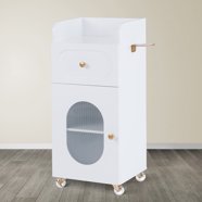 Lorell Utility Cart 2-Shelf 16"Wx30"Lx32"H Black 59689 - Walmart.com
