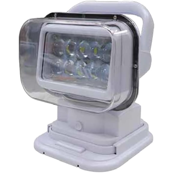 Miumaeov LED Spotlight for Marine Boat Truck Car, 80W 360° Rotating ...