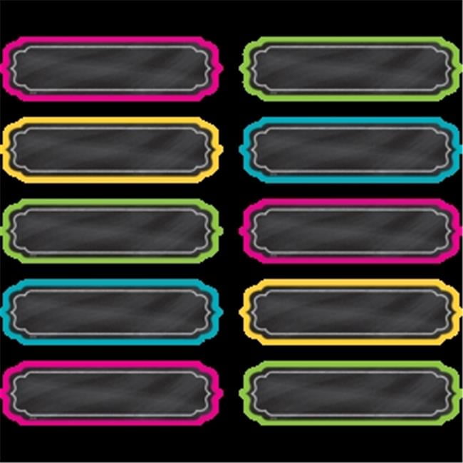 Teacher Created Resources TCR20871 5.25 x 1.5 in. Chalkboard Brights Labels