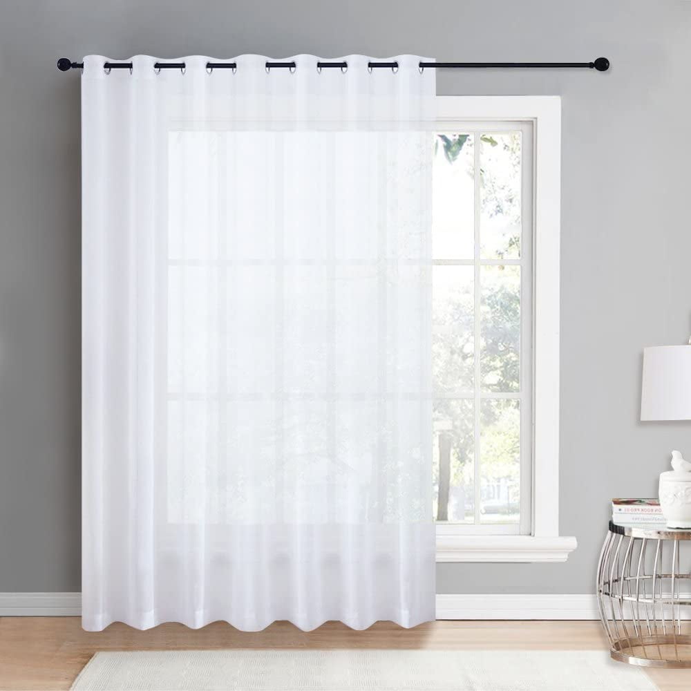 Click here for Siabc-Sheer Voile Curtain Drape - Grommet Top Larg... prices