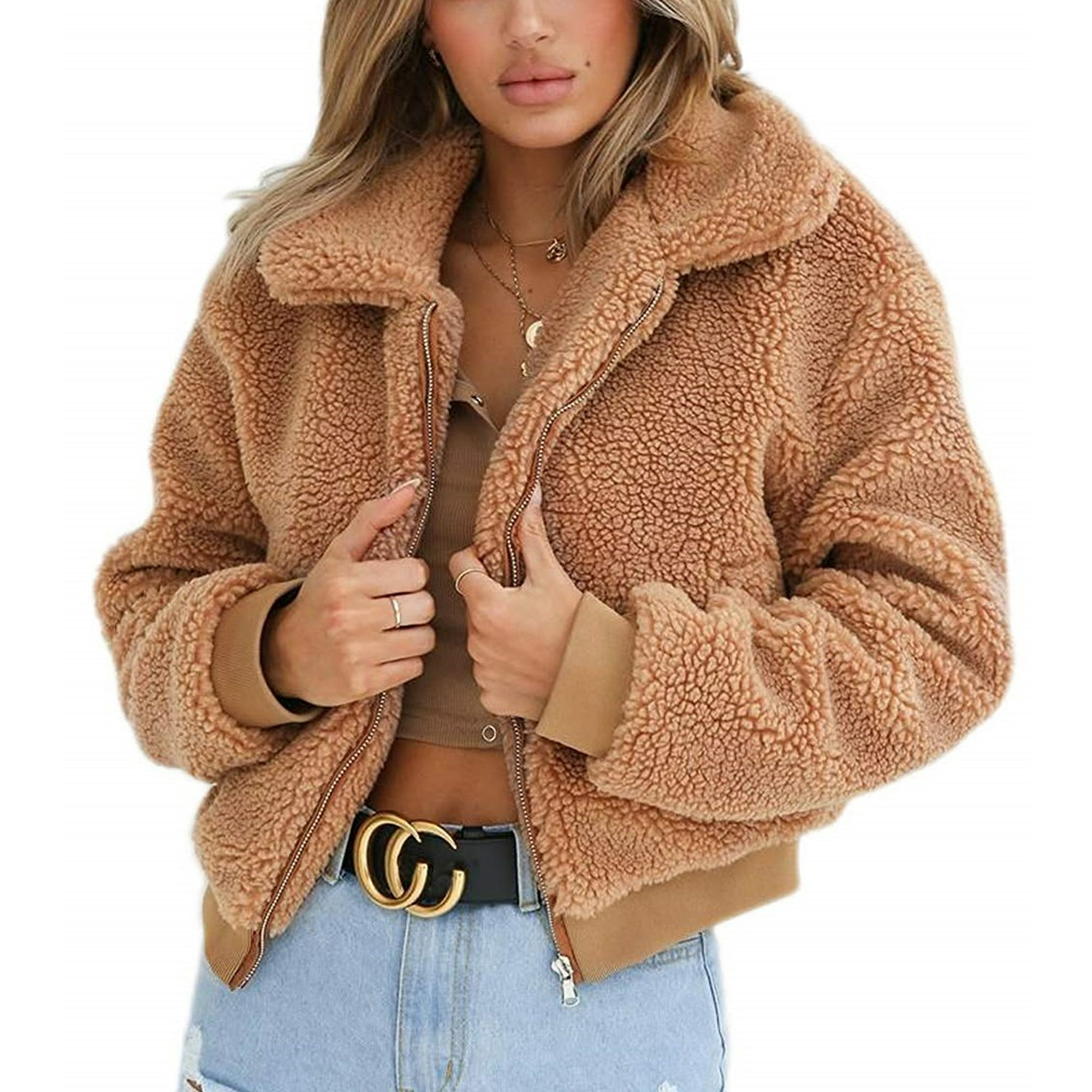 Click here for Fortune Women Thick Warm Teddy Bear Pocket Fleece... prices