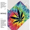 Colorful Tie-Dye Leaf Wall Tapestry 90×70 Inch Psychedelic Room Decor ...