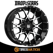 Dropstars 645B 20x9 5x127/5x139.7 +00et Satin Black Milled Wheel 2017 ...