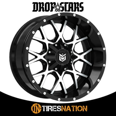 Dropstars 645B 20x9 5x127/5x139.7 +00et Satin Black Milled Wheel 2017 ...
