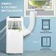 Costway 8000 BTU Portable Air Conditioner 3-in-1 AC Unit with Cool Fan Dehum Sleep Mode ...