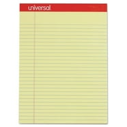Ampad Double Sheets Pad, Law Rule, 8 1/2 x 11 3/4, Canary, 100 Sheets ...