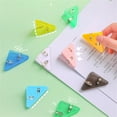 Corner Paper Clip,Triangle Book Page Corner Clips, Bookmark for Reading ...
