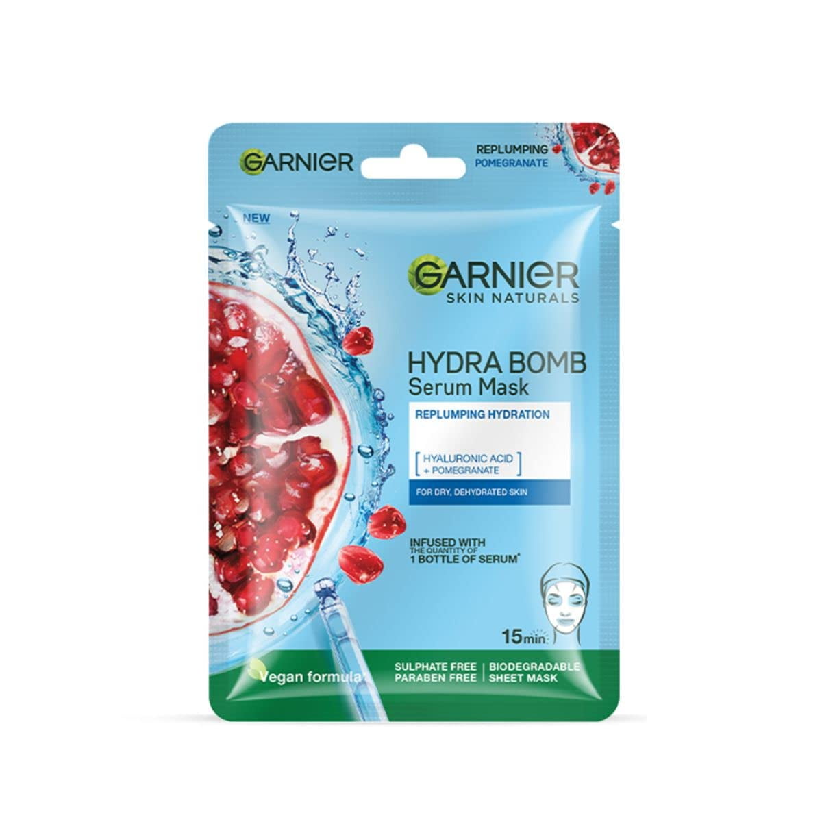 Click here for Garnier Skin Naturals Pomegranate Serum Mask  28g... prices