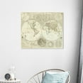 Runway Avenue Maps and Flags Wall Art Canvas Prints 'Terraqueous Globe ...