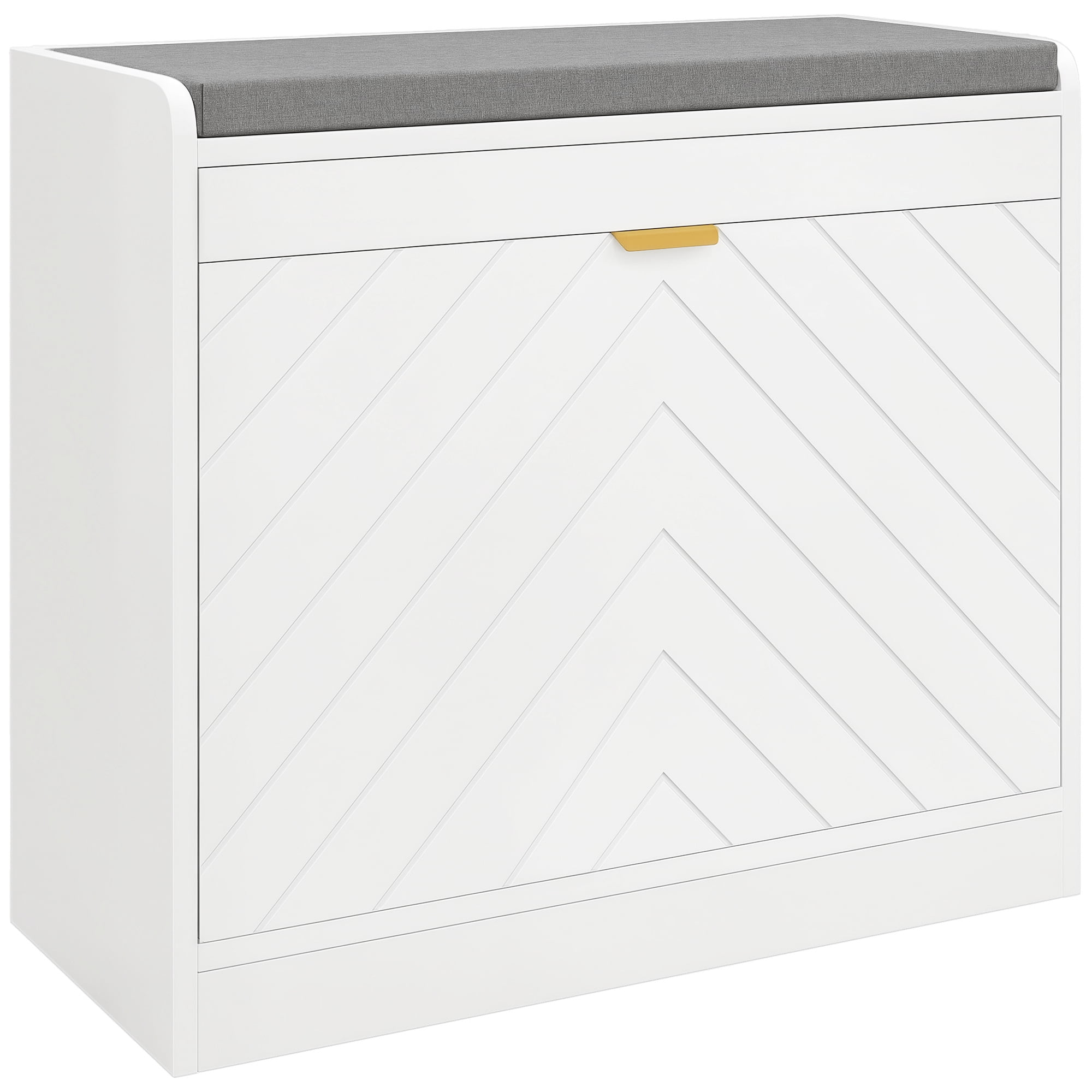 Click here for Homcom Shoe Bench With Flip Drawer  Cushion  5 Pai... prices