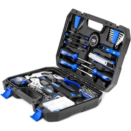 CARTMAN Complete Home Tool Box - 39-Piece General Hand Toolkit with ...