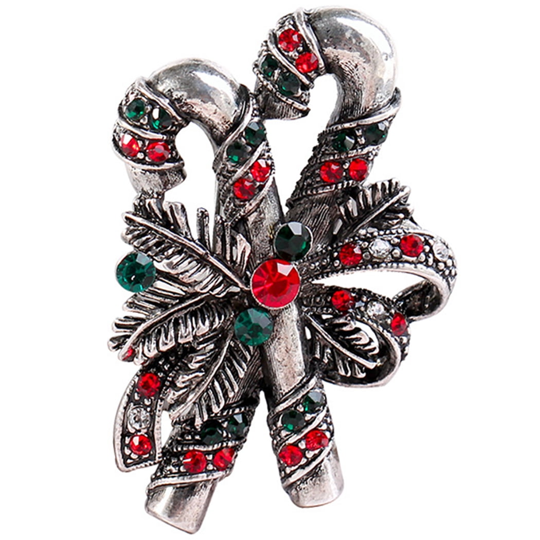 Click here for Nobrand Christmas Brooch Vintage Rhinestone Decor... prices