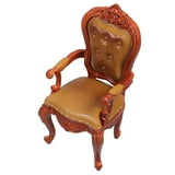 FRCOLOR Mini Furniture Vintage Style Miniature Chair Model Doll House ...