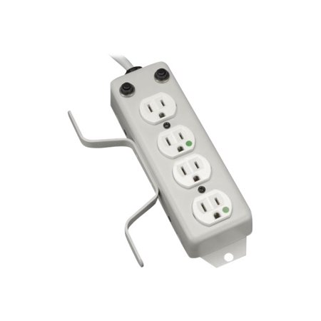Tripp Lite Power Strip Hospital Medical Cord Wrap Drip Shield 4 Outlet ...