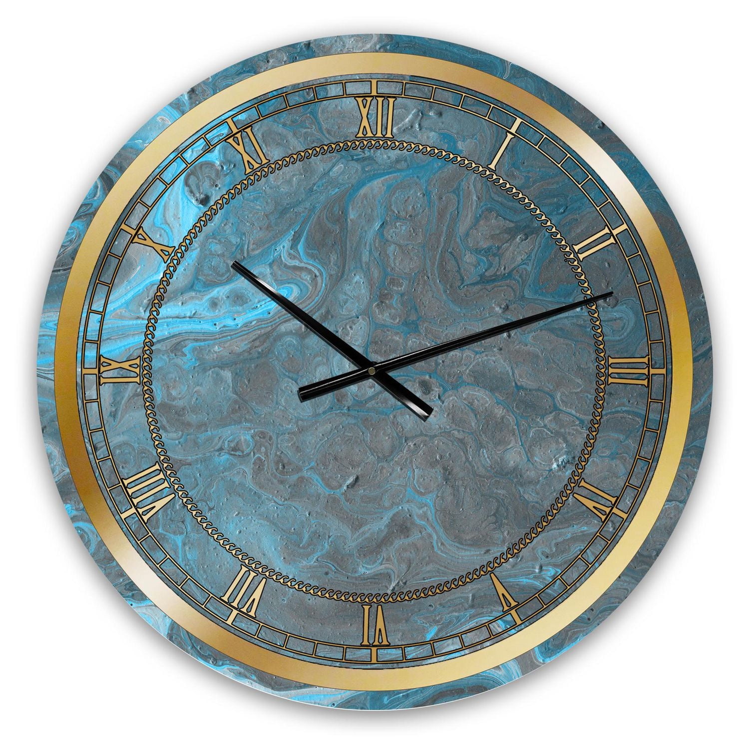 Click here for Designart blue And Gray Marble Landscape Glam Wall... prices