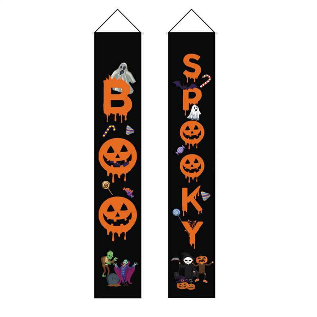 OAVQHLG3B Halloween Decor Porch Sign, Halloween Decorations Outdoor ...