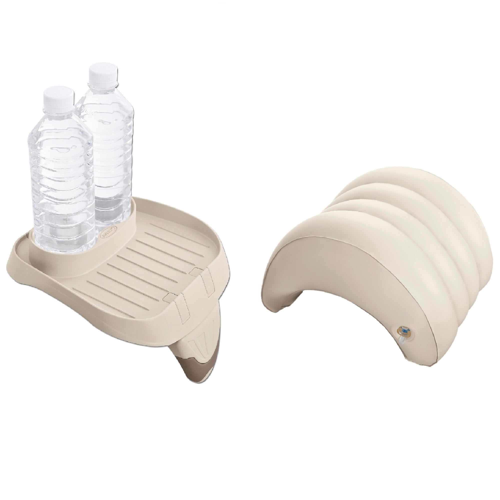 Intex Attachable Cup Holder & Refreshment Tray & Inflatable Headrest ...