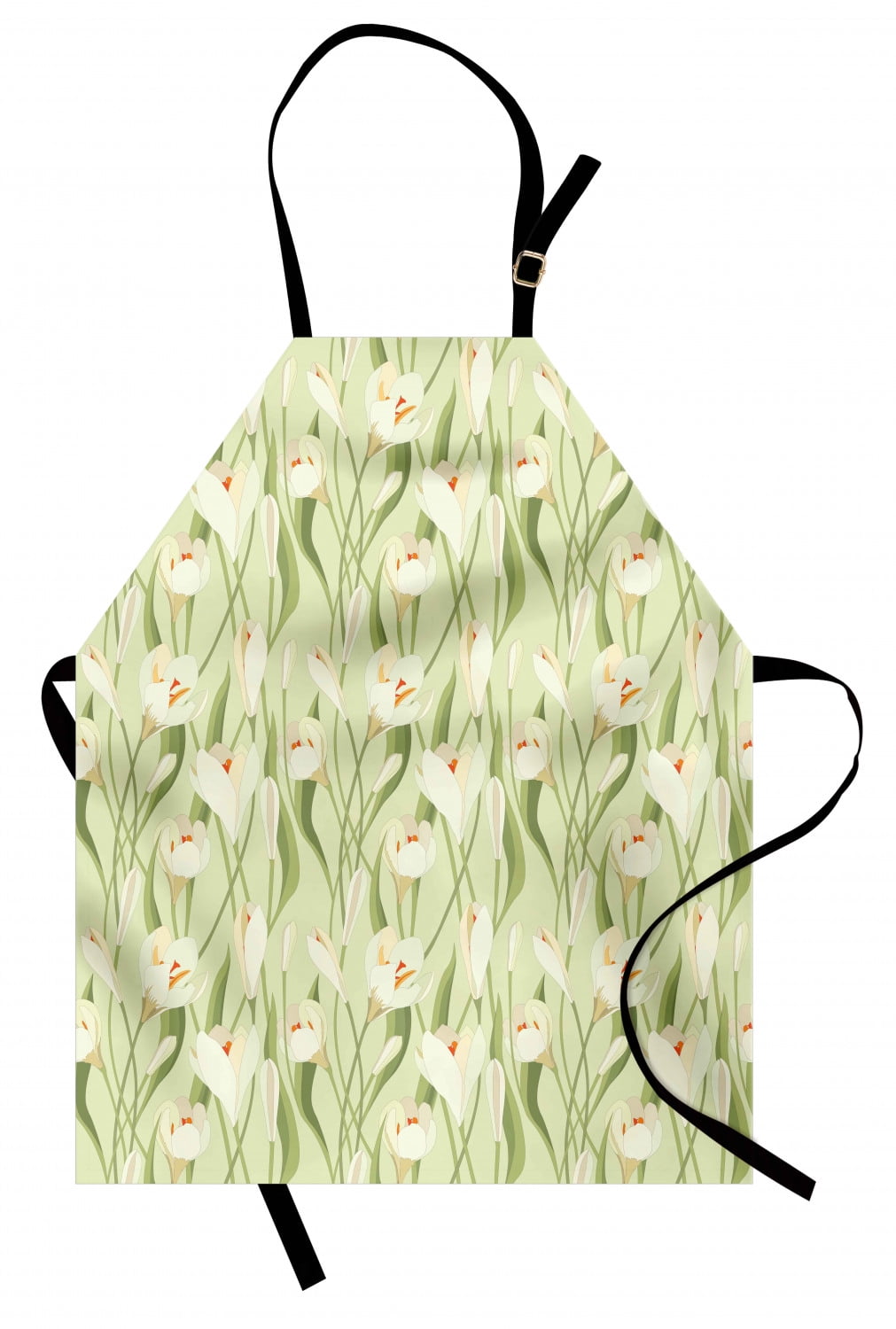 Garden Art Apron Spring Flowers Bouquet Crocuses with Healthy Fresh ...