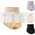 Women's High Waist Tummy Control Shapewear Panties, Seamless Breathable ...