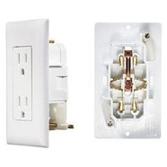 RV Designer S811 Dual AC Self-Contained Outlet With Cover-Plate - White ...