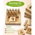 SYNARRY Wooden Counting Peg Boards - Montessori Math for Kids Ages 2-8 ...