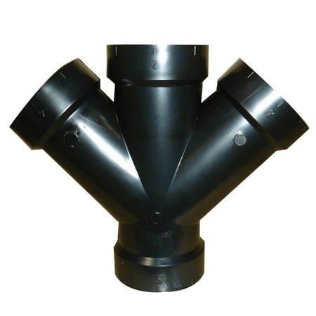 2" Hub x Hub x Hub x Hub ABS 45 Degree Double Wye | Walmart Canada