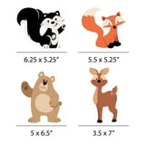 Big Dot of Happiness Stay Wild - Forest Animals - Bear Deer Skunk & Fox ...