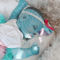 Dayoff Kids Lifelike Reborn Baby Dolls - 20 Inch Blue Realistic Baby ...