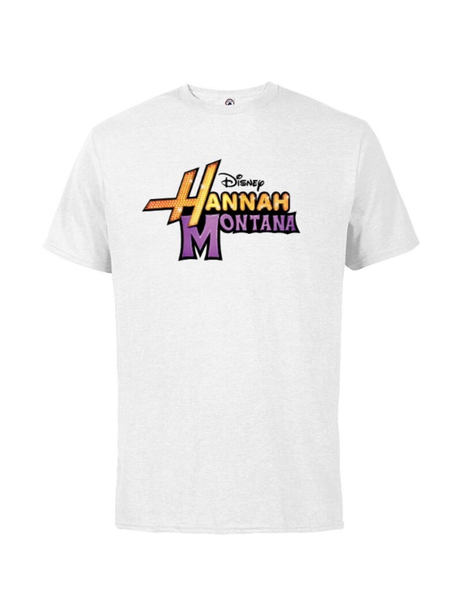 Disney Hannah Montana Logo - Short Sleeve Cotton T-Shirt for Adults ...