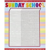 Sunday School Attendance Sticker Chart - Stationery - 6 Pieces ...