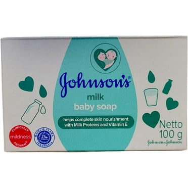 Johnson's Baby Bar Soap, Enriched with Milk Proteins & Vitamin E, 3.5 ...