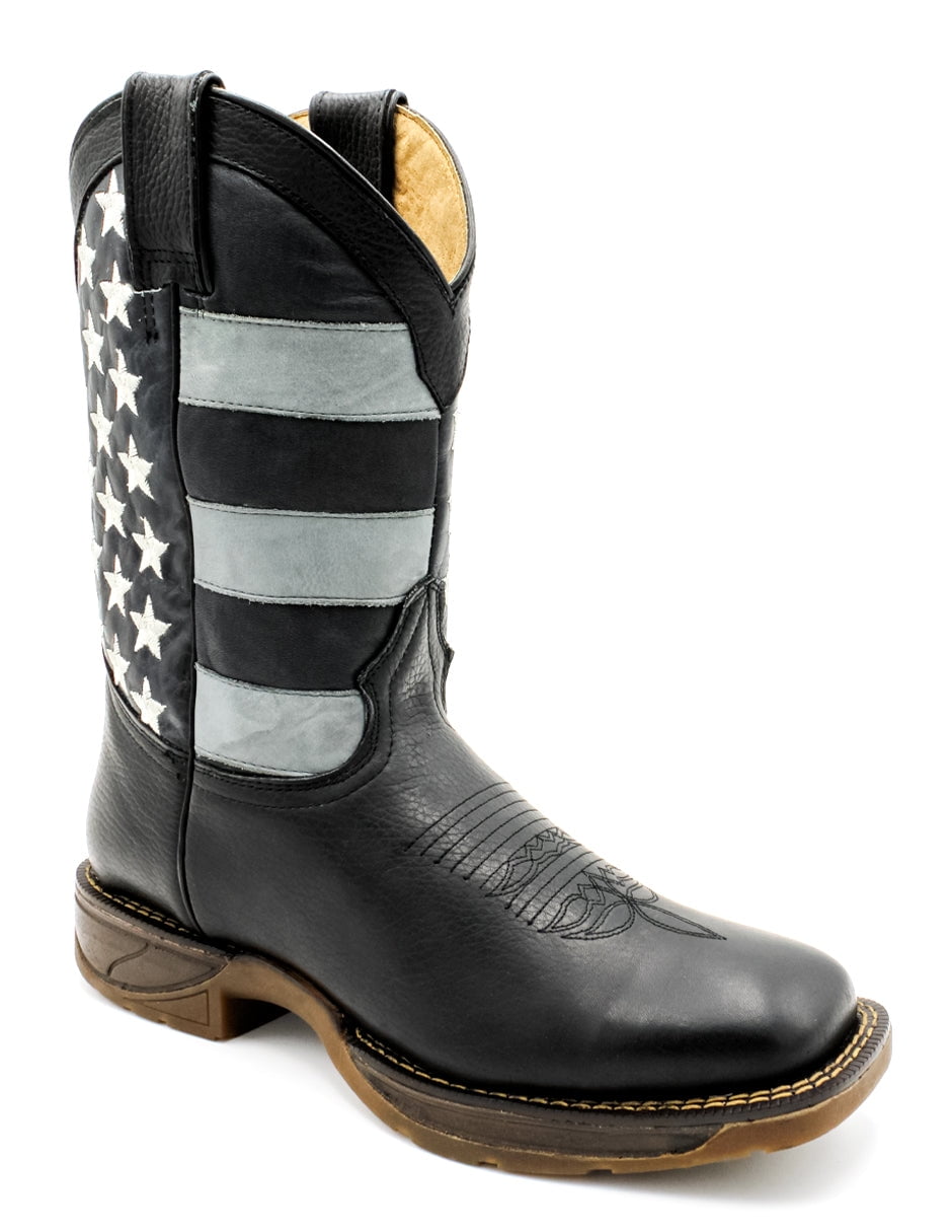 Botas western Exterior Piel Color Negro Para Hombre De RBCOLLECTION ...
