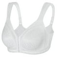 Exerin Women's Front Closure Full Coverage Wirefree Posture Back Plus ...