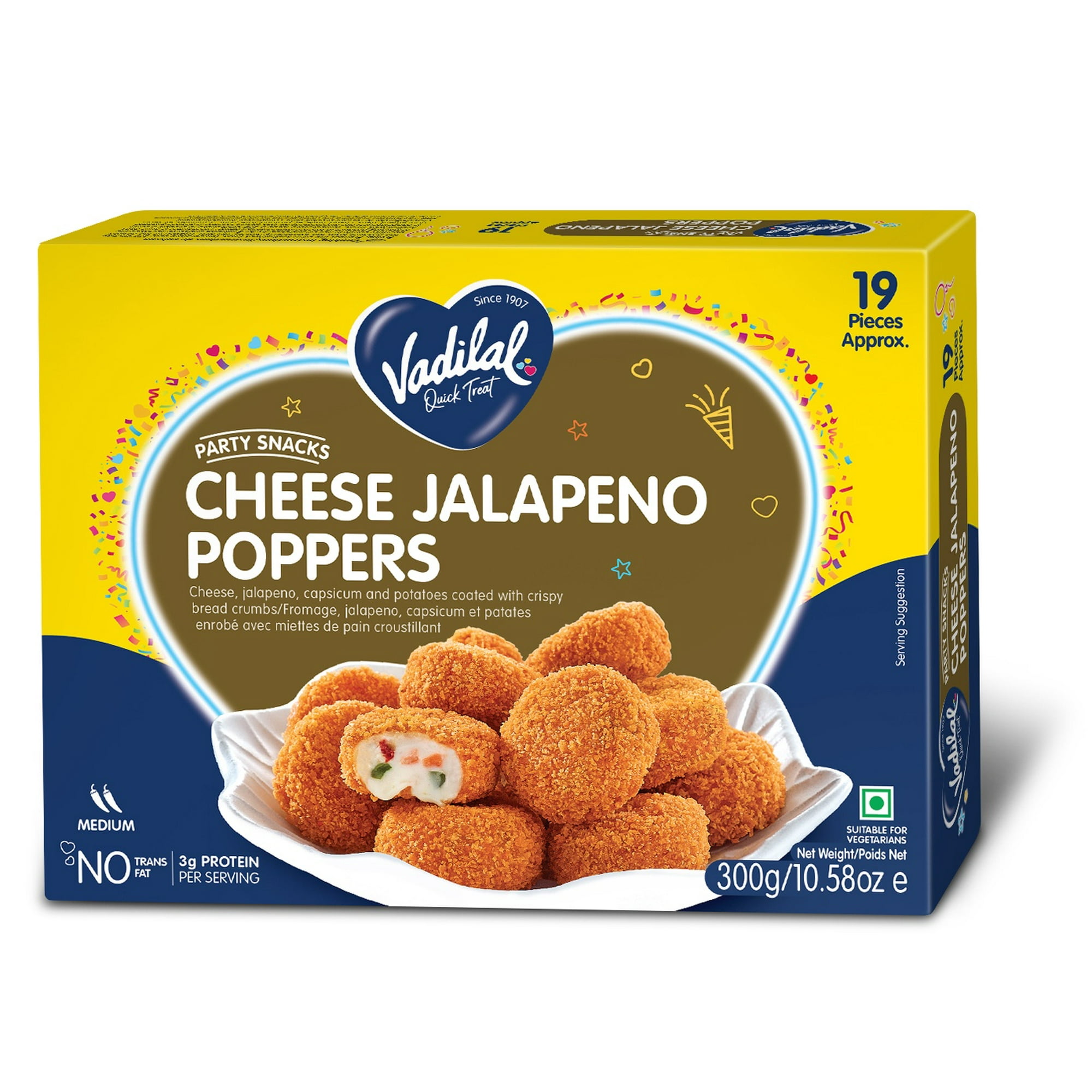 Click here for Vadilal Cheese Jalapeno Poppers 300gm prices