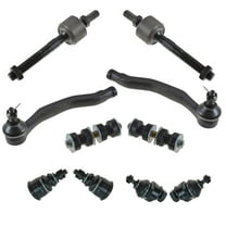TRQ 10pc Steering Suspension Kit Ball Joints Tie Rods End Links for Ram ...