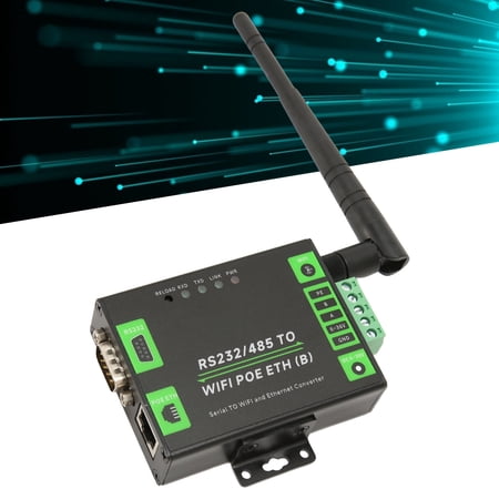 RS232 Serial To Ethernet Adapter, Wall Mounted Multiple Modes Serial To ...