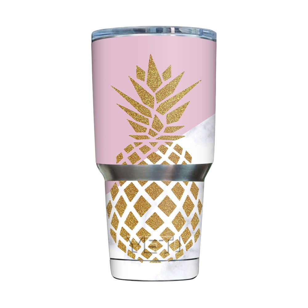 MightySkins Skin Compatible With YETI 30 oz Tumbler - Pretty Pineapple ...