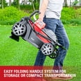 "POWERWORKS XB 40V 14"" Cordless Lawn Operated Electric Mower, 4Ah ...