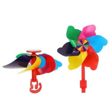 20pcs Colorful Plastic Pinwheel DIY Small Windmill Toy Set Beautiful ...