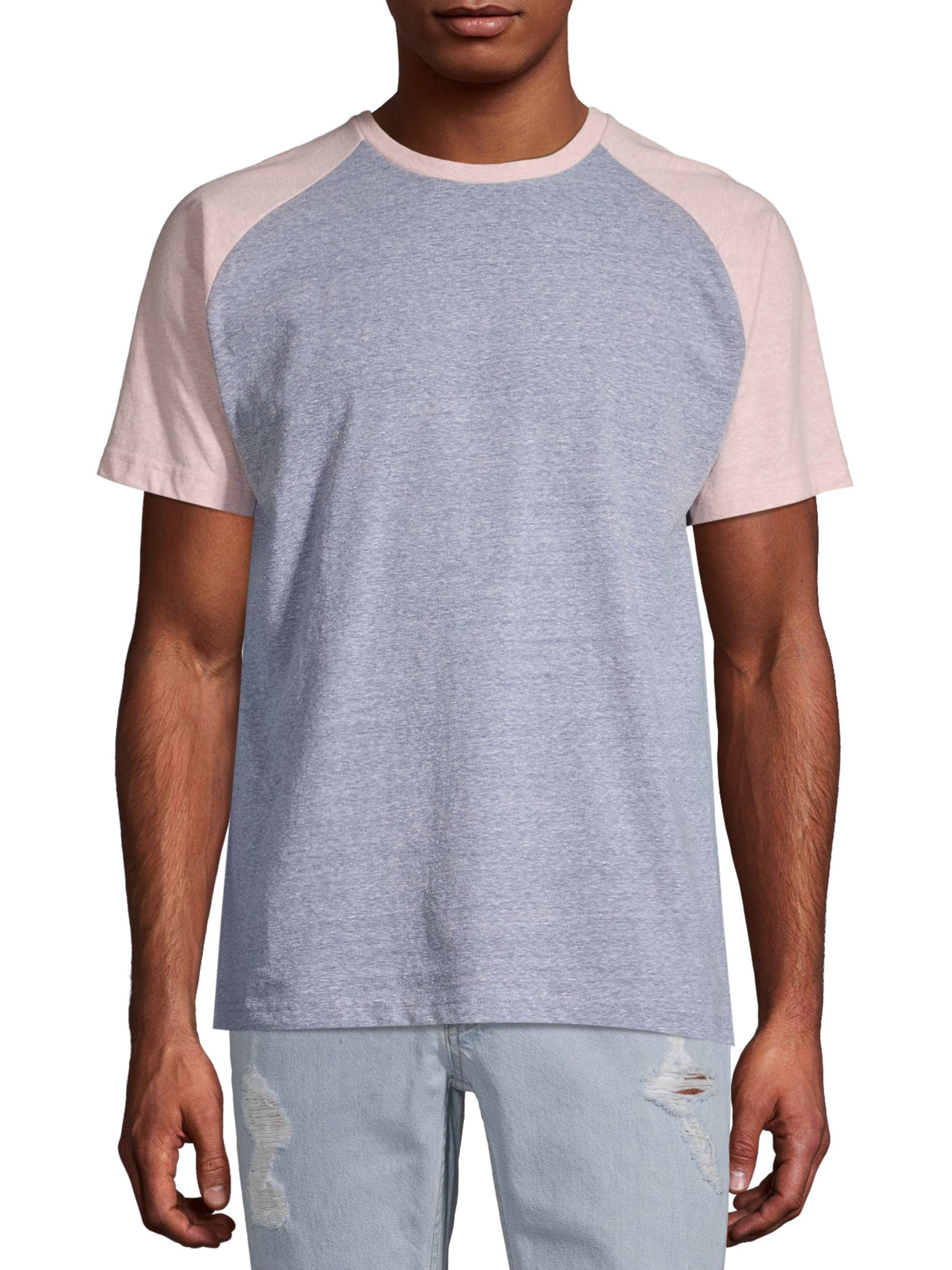 George Men's and Big Men's Raglan Ringer Tee, Up To Size 3XL - Walmart.com