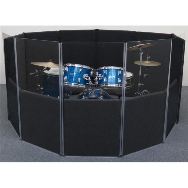 Clearsonic CLS-IPD IsoPac D Drum Isolation Booth - Walmart.com
