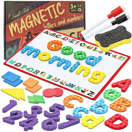 Magnetic Foam Letters and Numbers for Kids 242 Pcs, Alphabet Magnets ...