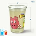 Hefty Zoo Pals Kids Plastic Cups, 10 oz, Multicolored, Recyclable, 25 ...