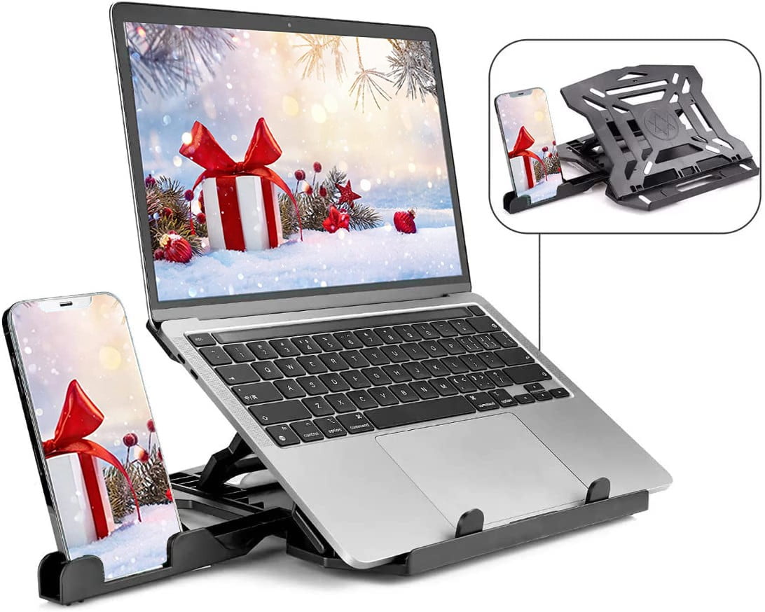 Rotatable Laptop Stand for 10-17" Laptops,Qzgyoool Adjustable Height ...