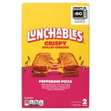 Lunchables Crispy Grilled Cheesies, Pepperoni Pizza Sandwich, 2 Pack ...