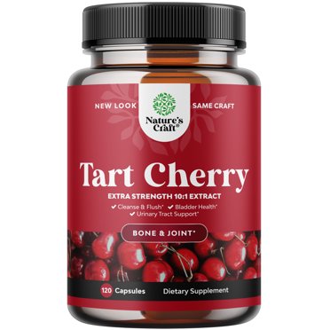 Nutrivein Tart Cherry Capsules 3000mg - 90 Vegan Pills - Antioxidants ...