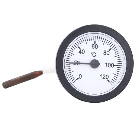 Water Temperature Thermometer, Copper Sensor Dial Thermometer Clear ...