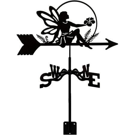 Wind Vanes For Roofs Butterfly Fairy Type Metal Weathervane Outdoor ...
