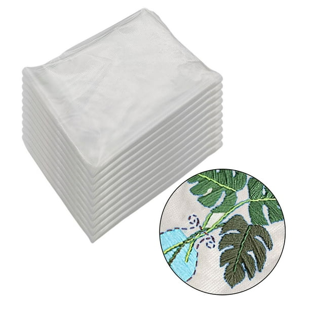 - Water Soluble Machine Embroidery Stabilizer Backing & Topping -Light ...