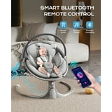 Babyomi Baby Swing, Portable Infant Rocker, Remote Control, 5 Speeds ...
